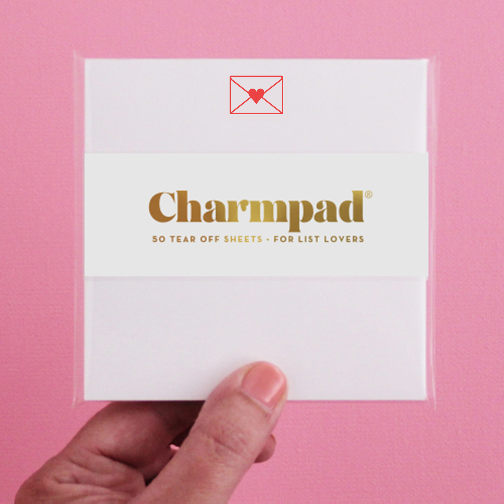 Red Snail Mail Charmpad® – Inclosed Letterpress Co